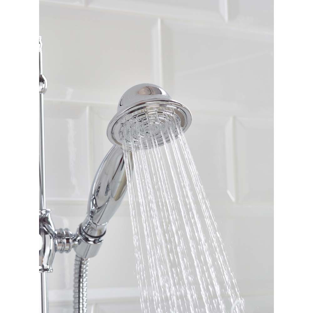 Bristan 1901 Traditional Shower Pack with Adjustable Riser 1901 SHWR PK ...