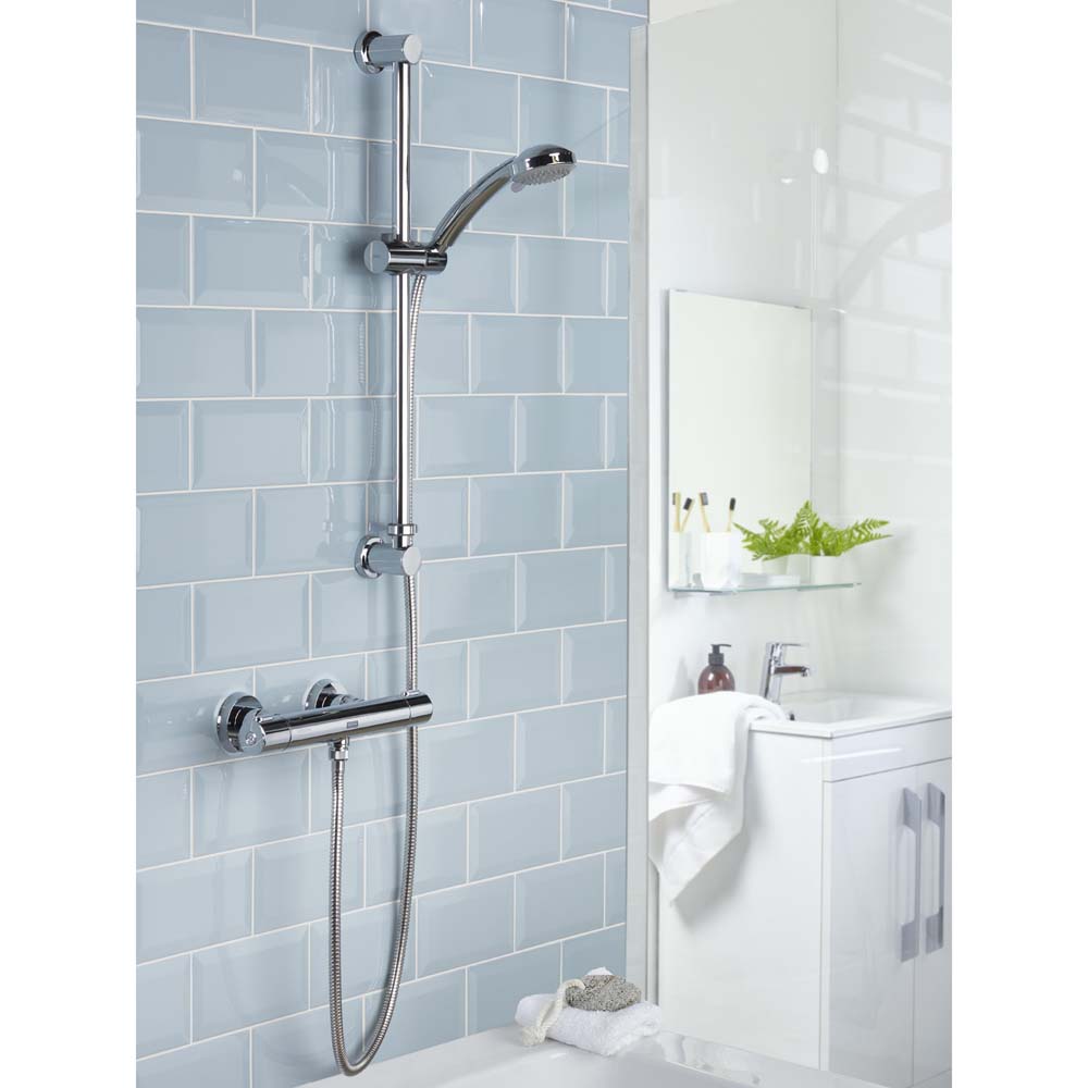 Bristan FRENZY Cool Touch Bar Mixer with Fast Fit Connections and Multi Mode Kit FZ SHXMMCTFF C ...