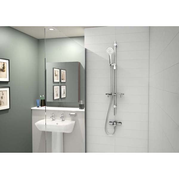 Bristan OPAC thermostatic exposed mini valve with chrome Lever MINI2 ...