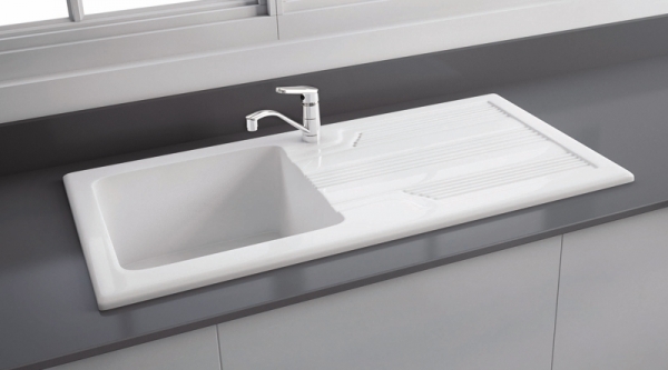 RAK Gourmet Single Bowl Sink 1010 x 510 OC176AWHA - OC176AWHA