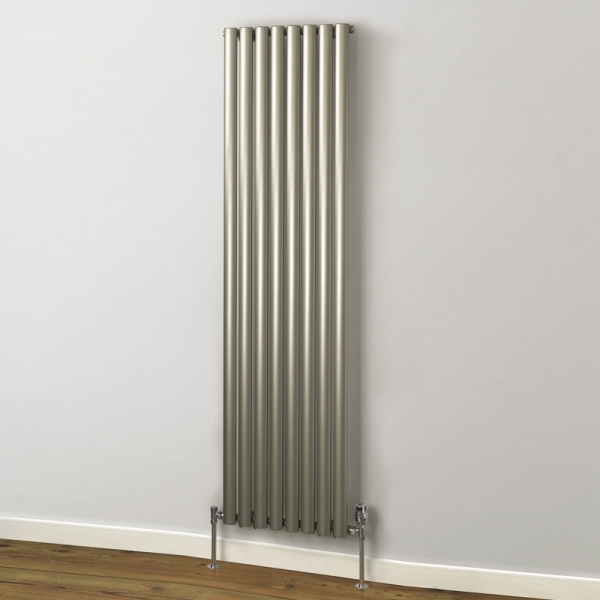 Rads 2 Rails Finsbury Double Panel WHITE Vertical Radiator 1800mm x ...