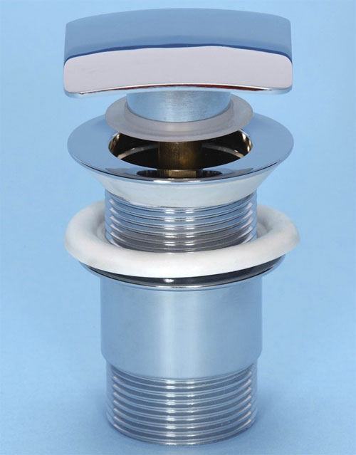 HomeSupply Square Unslotted Basin Waste - 10910Q-MM