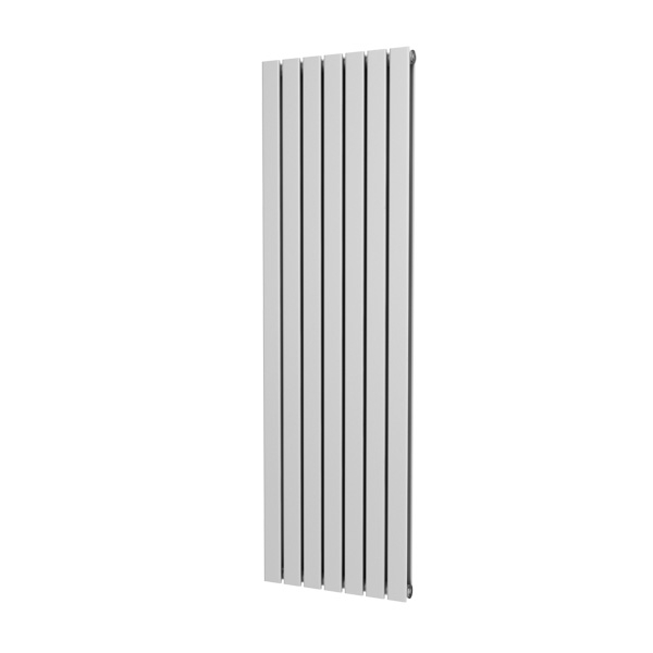 Riviera White Plano Flat Tube Designer Radiator Double Sided 1600 x ...