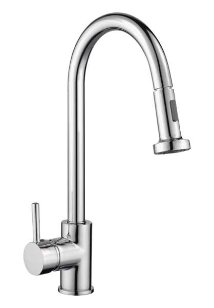 RAK Pull Out Kitchen Sink Mixer Tap with Side Lever RAKKIT013 - RAKKIT013