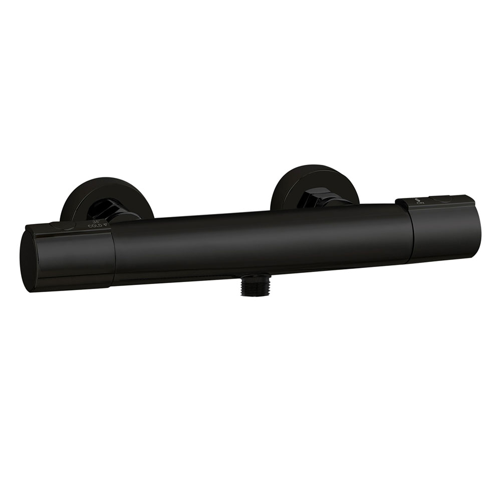 Highlife Argyll Black Thermostatic Cool Touch Bar Shower Valve - 13008