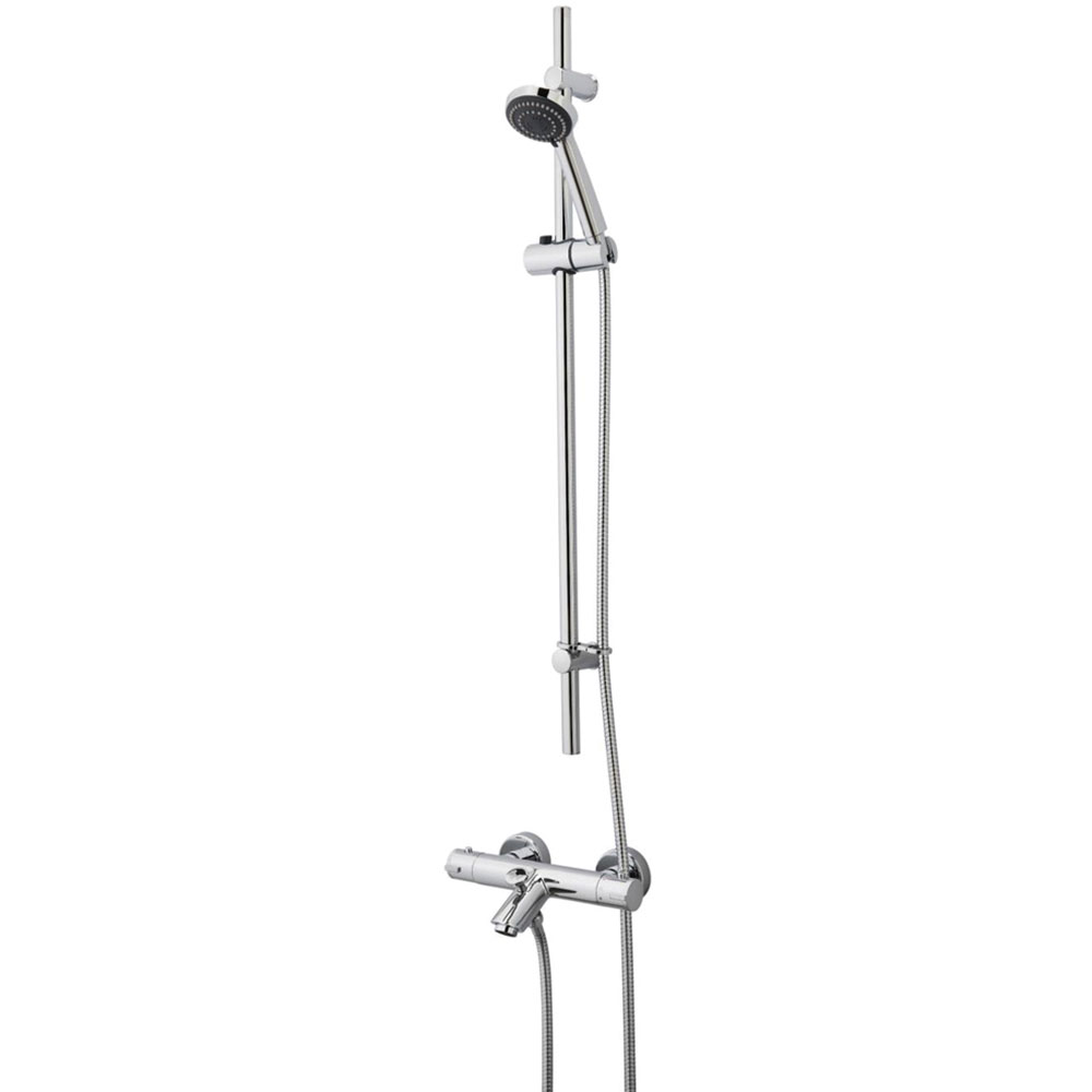 Highlife Dean Chrome Exposed Thermostatic Rigid Riser Shower Kit - 13023