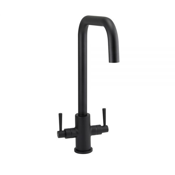Highlife Don Matt Black Mono Kitchen Mixer Tap - 13231B