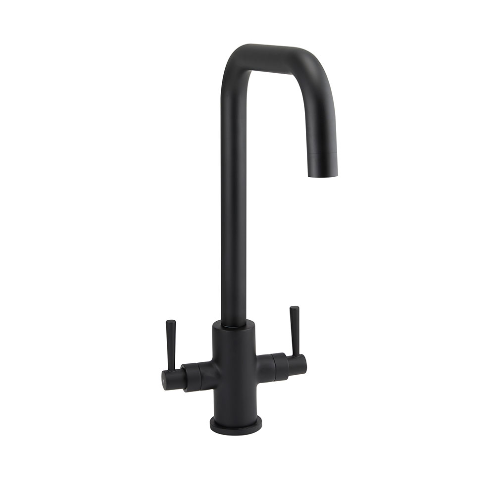 Highlife Don Matt Black Mono Kitchen Mixer Tap - 13231B