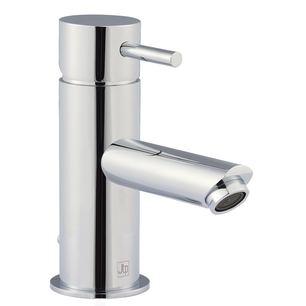 JTP Fonti Chrome Basin Mixer Tap with Pop Up Waste - 15051