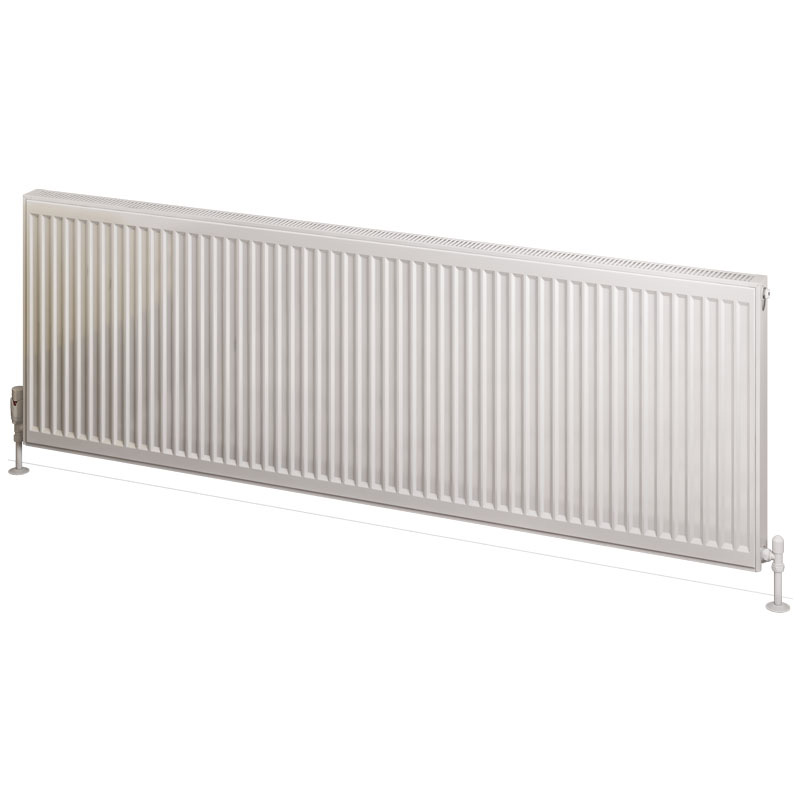 Eastbrook Type 21 600 x 1800 Gloss White Central Heating Radiator - 25.0117