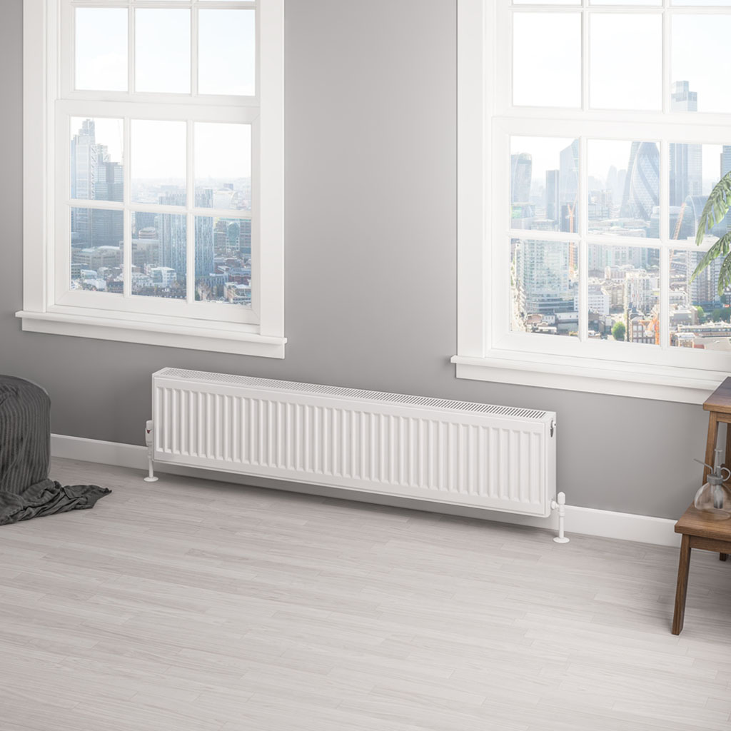 Eastbrook Type 22 300 x 1400 Gloss White Central Heating Radiator - 25.0140