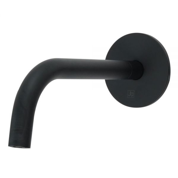 JTP VOS Matt Black Wall Mounted Slim Basin Spout 250mm - 2820250MB