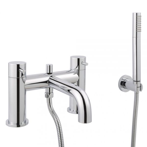 JTP Florence Chrome Deck Mounted Bath Shower Mixer Tap - 55275