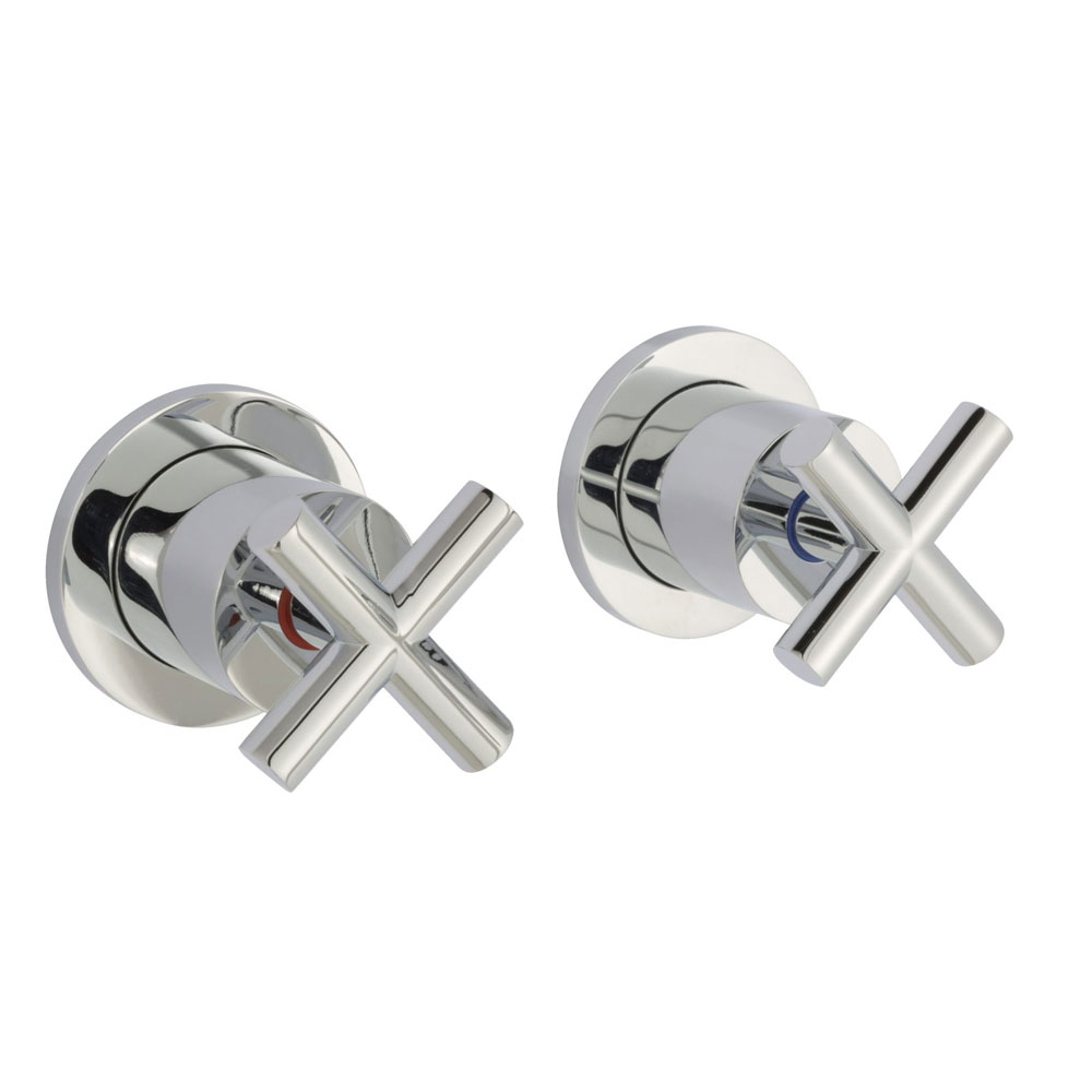 JTP Solex Chrome Wall Mounted Valves - 66089