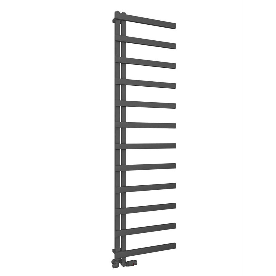 Eastbrook Platani 1800 x 500 Matt Anthracite Designer Towel Rail - 89.1344