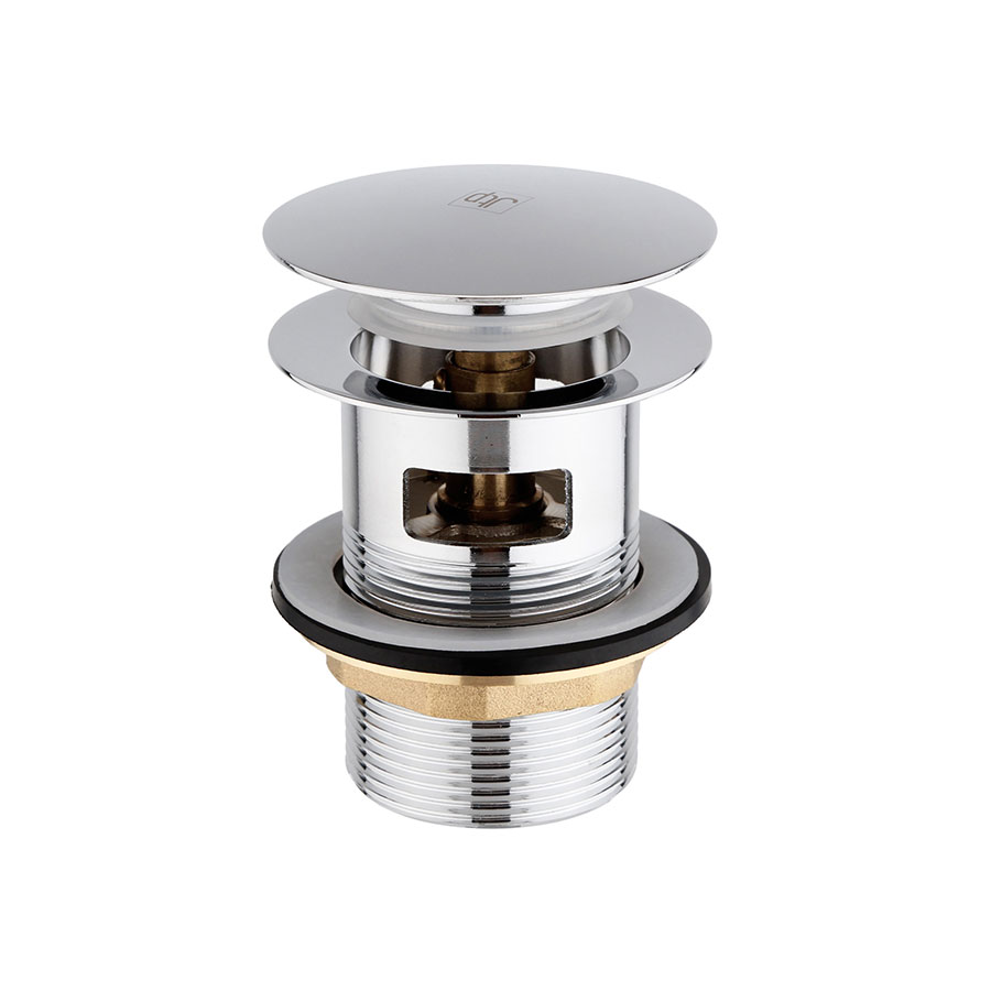 JTP Chrome Slotted Click Clack Bath Waste - 909CC