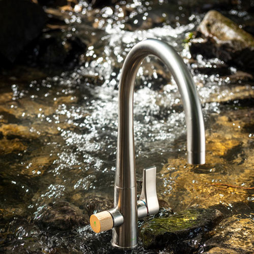 Abode Naturale Aquifier Water Filter Brushed Nickel Monobloc Kitchen ...