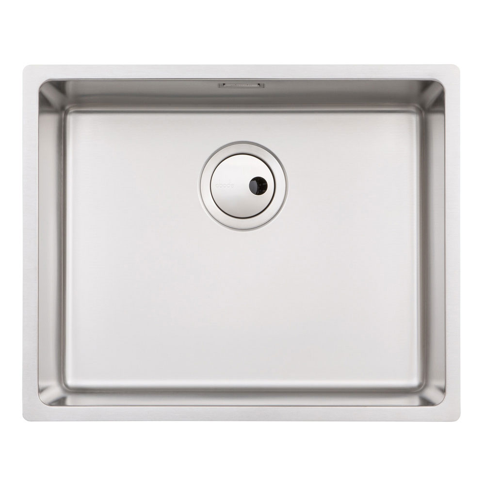 Abode Matrix R15 Undermount or Inset Large Single Bowl Stainless Steel ...