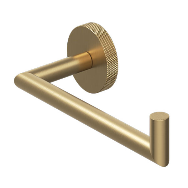 Abacus Iso Pro Brushed Brass Wall Mounted Open Toilet Roll Holder ...
