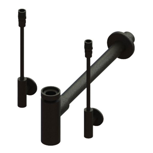 Abacus Professional Matt Black Bottle Trap with Designer Isolation ...