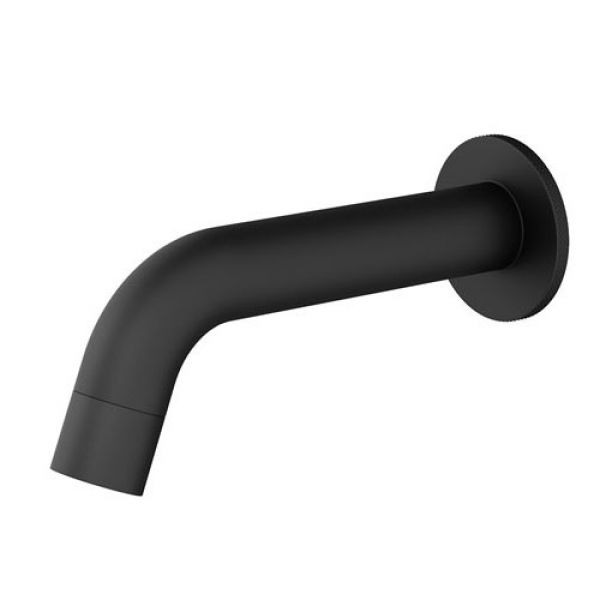 Abacus Iso Pro Matt Black Wall Mounted Bath Spout - TBTS-445-3802