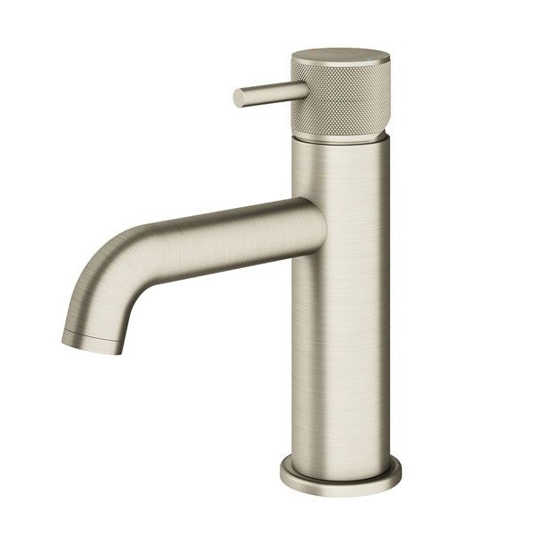 Abacus Iso Pro Brushed Nickel Mono Basin Mixer Tap - TBTS-447-1202