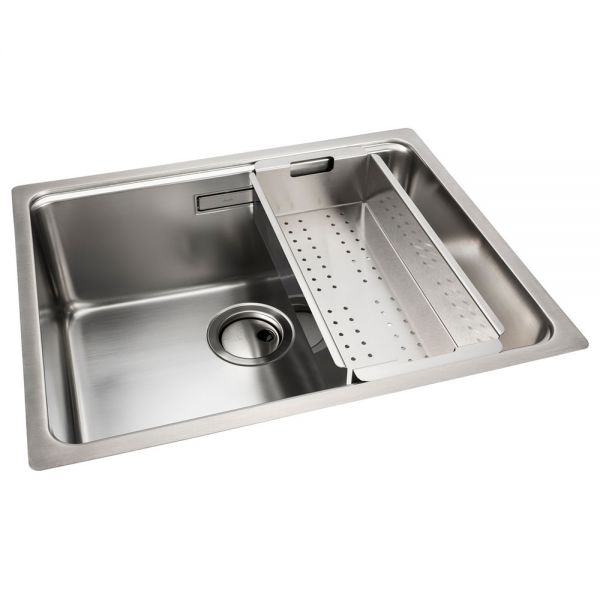 Abode System Sync Large Single Bowl Stainless Steel Kitchen Sink - AW5143