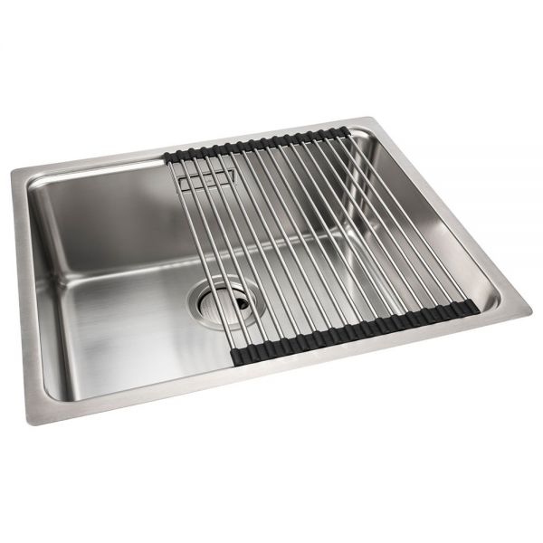 Abode System Sync Large Single Bowl Stainless Steel Kitchen Sink - AW5143
