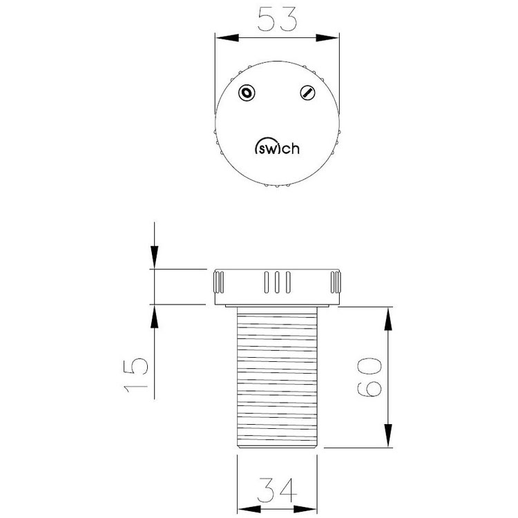 Abode Swich Brushed Nickel Filtered Water Diverter Valve with Classic ...