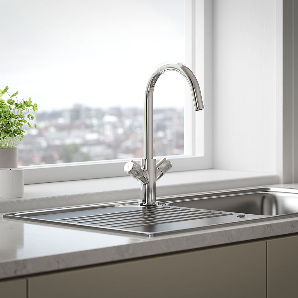 Bristan Fern Chrome Easyfit Mono Kitchen Mixer Tap - FRNEFSNKC