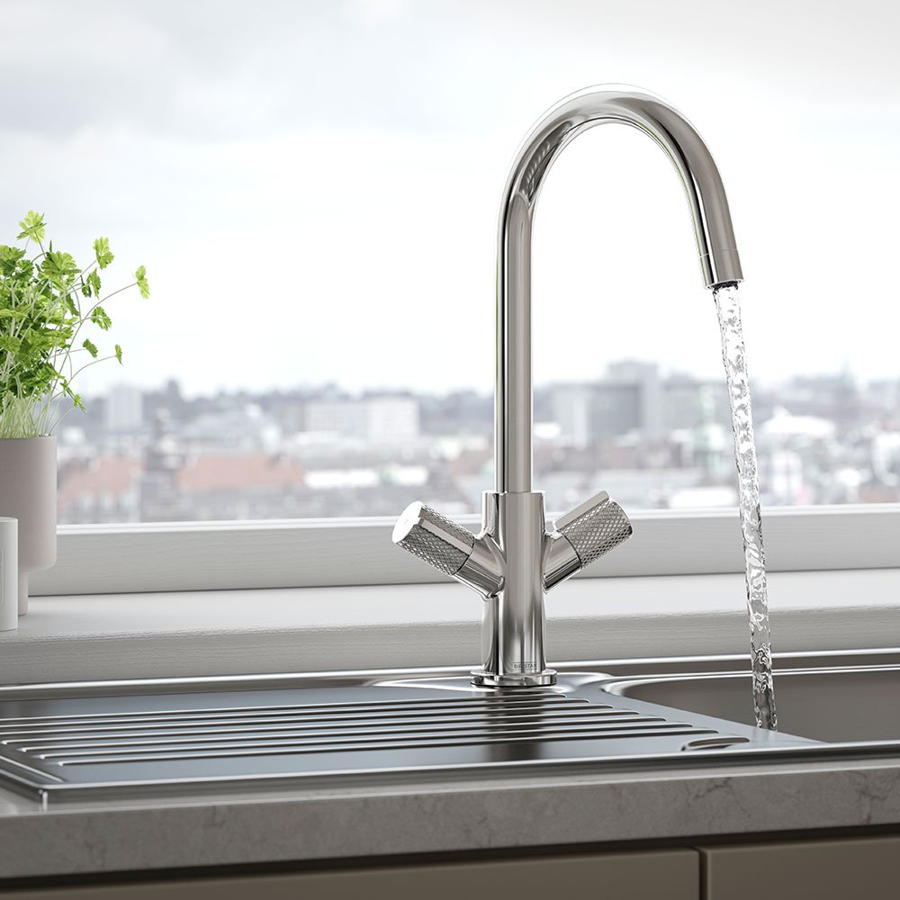 Bristan Fern Chrome Easyfit Mono Kitchen Mixer Tap - FRNEFSNKC