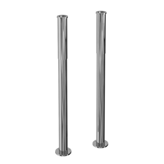 Burlington Chrome Stand Pipes with Horizontal Support Bar W7 - W7