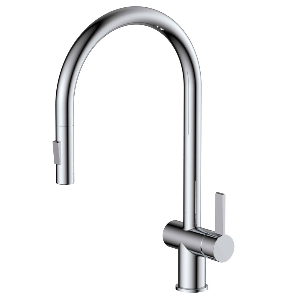 JTP VOS Chrome Pull Out Kitchen Mixer Tap - C127