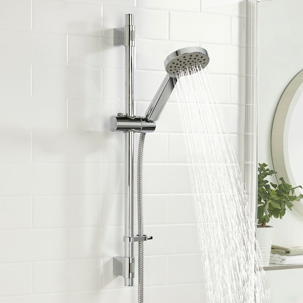 Bristan Capri3 Chrome Thermostatic Exposed Shower Valve with Riser Kit ...