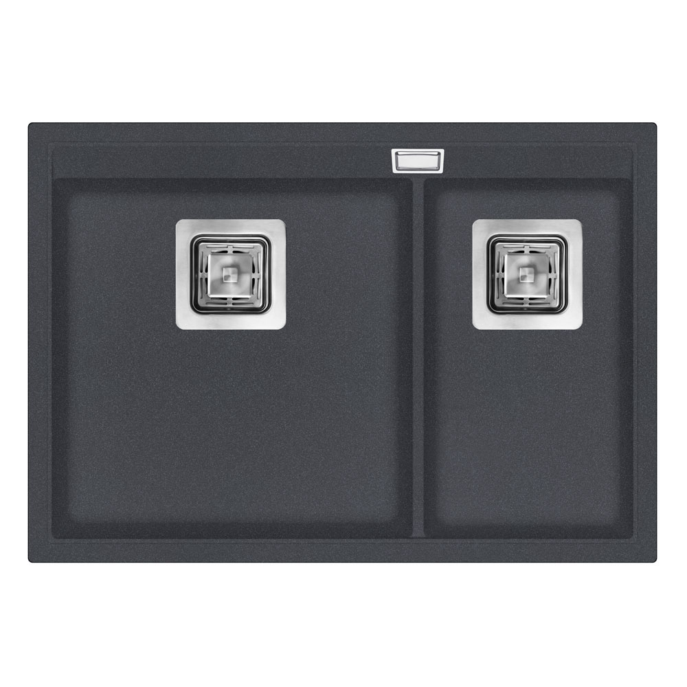 Clearwater Capri 1.75 Bowl Inset Slate Granite Kitchen Sink 650 X 455 ...