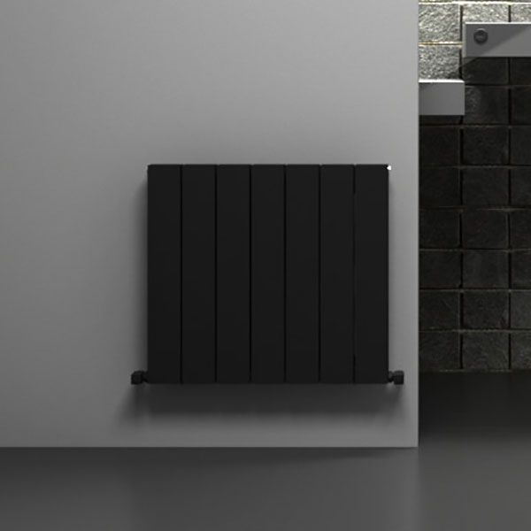 Carisa Nemo Double Black Aluminium Radiator 600 x 660mm ...
