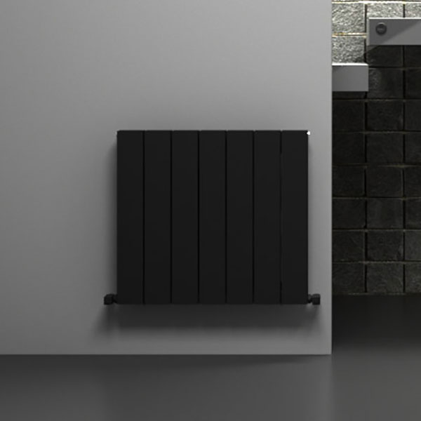 Carisa Nemo Double Black Aluminium Radiator 600 x 660mm ...