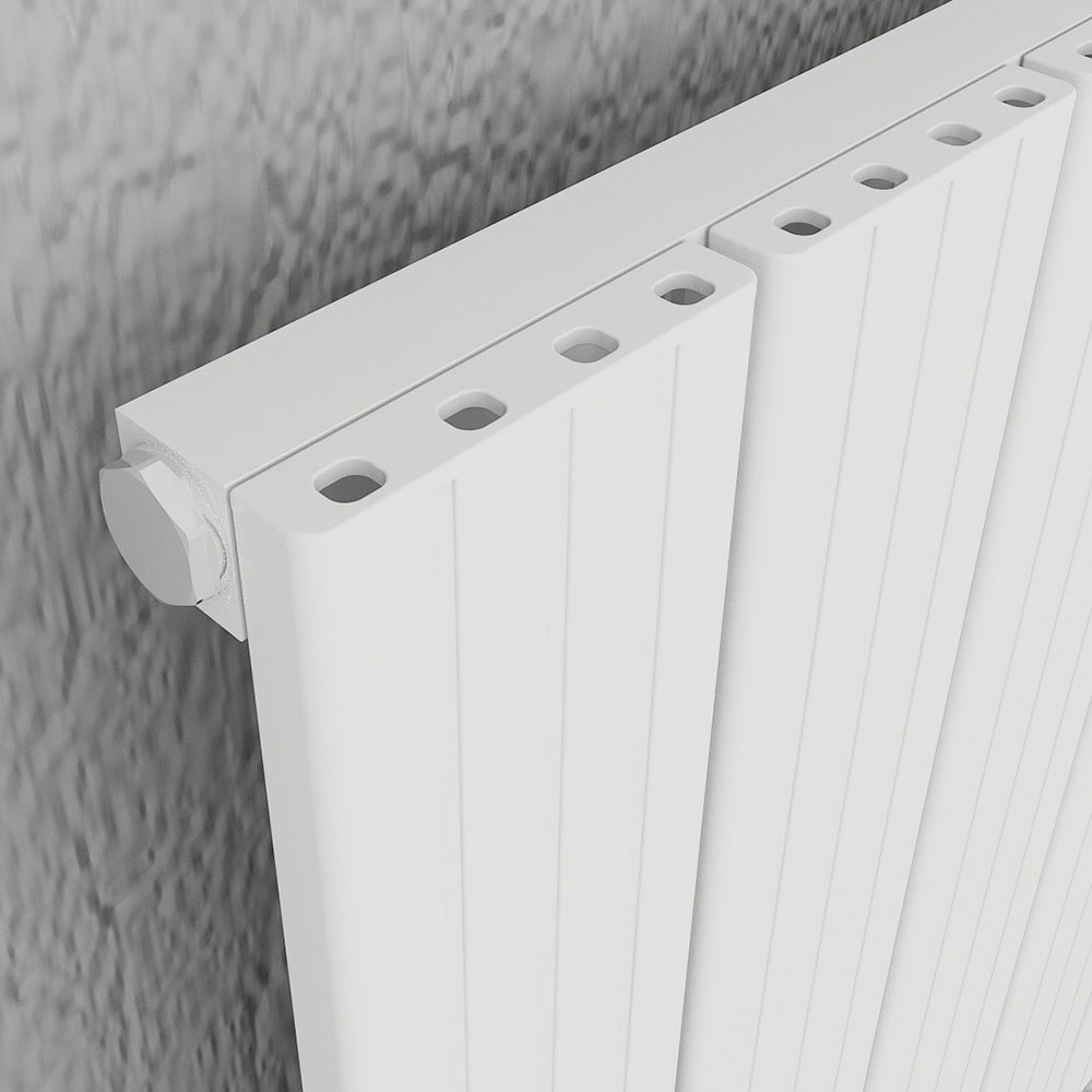 Carisa Chambord Single White Aluminium Radiator 600 x 495mm ...
