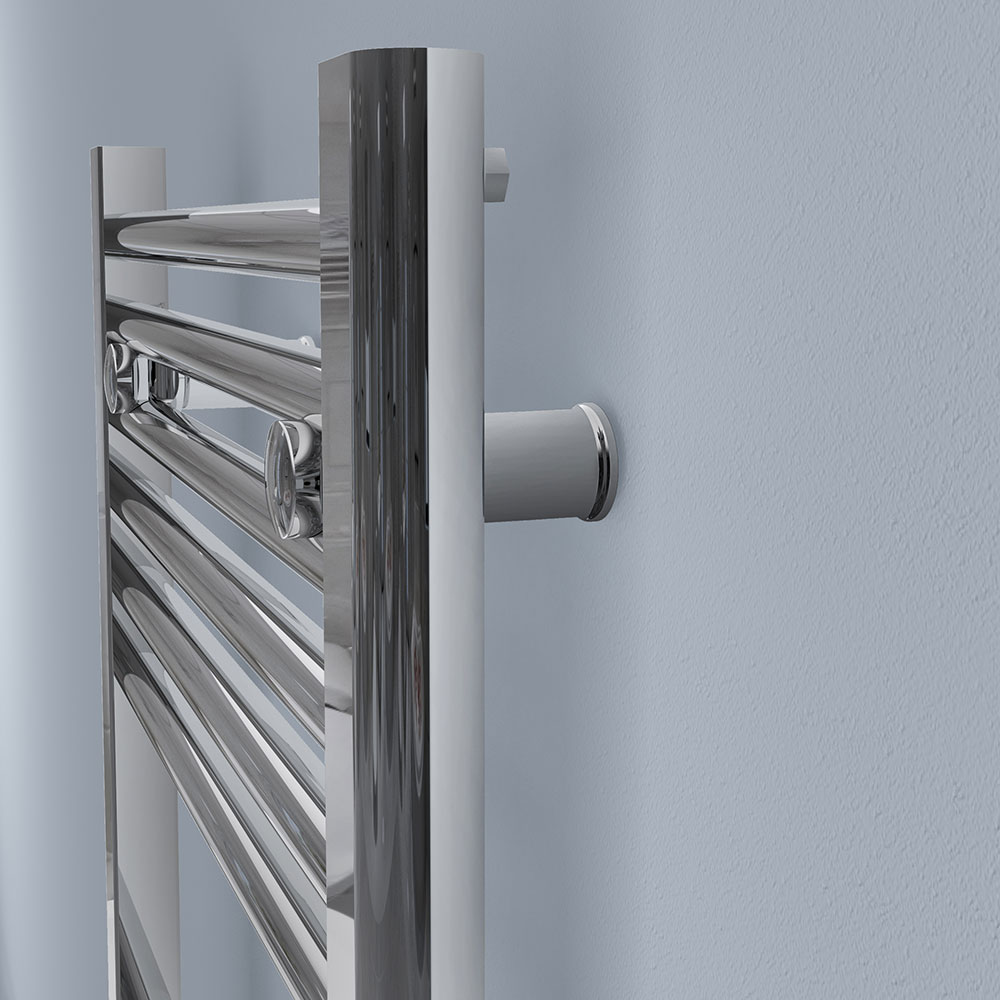 Eastbrook Biava Hidden Vent 688 x 750 Straight Chrome Towel Rail - 61.0077