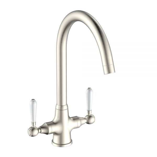 Reginox Elbe Brushed Nickel Mono Kitchen Mixer Tap - ELBEBN