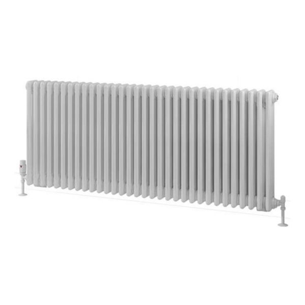 Eastbrook Rivassa 600 x 1460 Gloss White 3 Column Horizontal Radiator ...