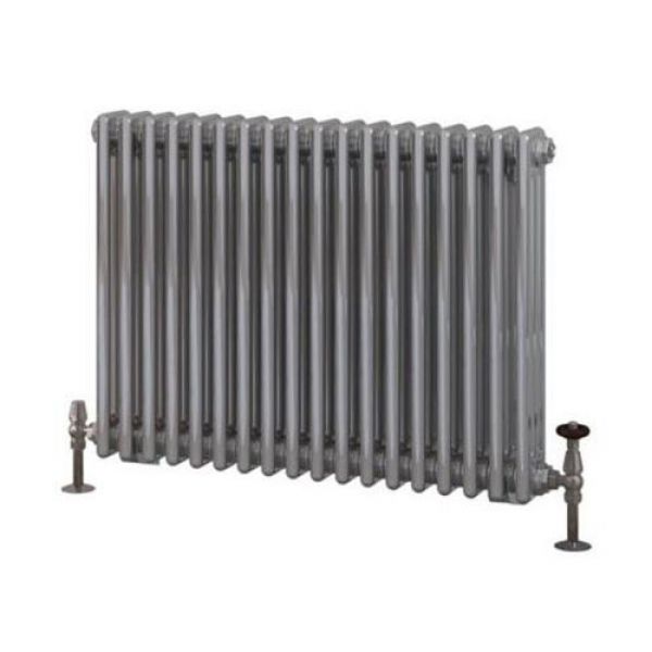Eastbrook Rivassa 600 x 833 Chrome Effect 3 Column Horizontal Radiator ...