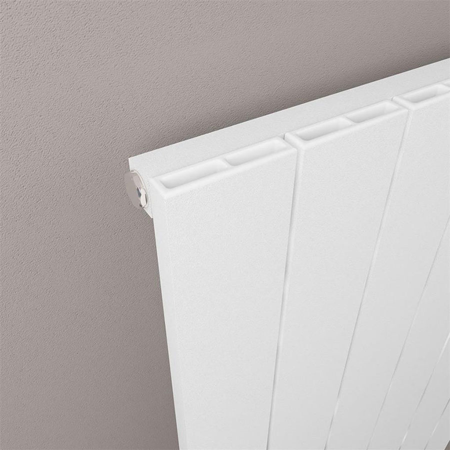 Eastbrook Rosano 600 x 660 Matt White Aluminium Designer Radiator - 86.0013