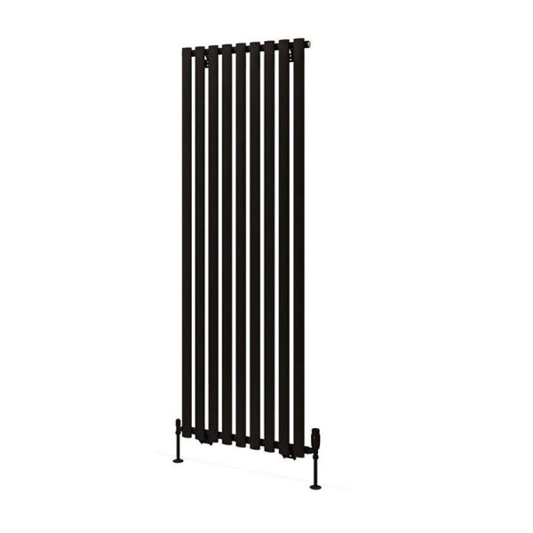 Eastbrook Tunstall 1800 x 630 Matt Black Designer Radiator - 89.0011