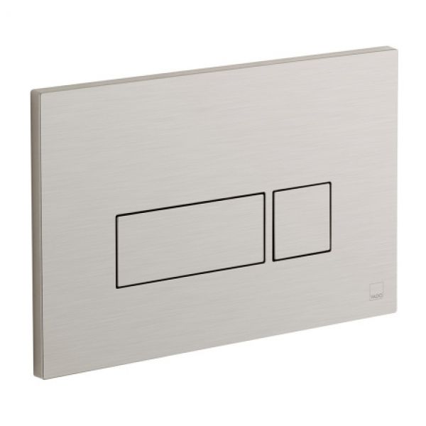 Vado Individual Square Dual Flush Plate Brushed Nickel - IND-195-SQ-BRN