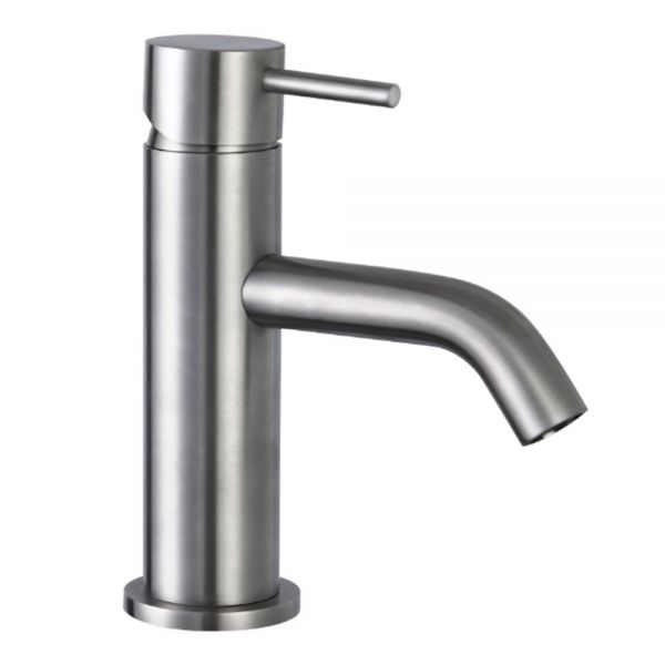 JTP Inox Stainless Steel Basin Mixer Tap 164mm - IX008A