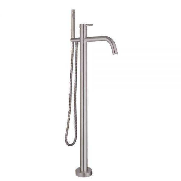 JTP Inox Stainless Steel Floor Standing Bath Shower Mixer Tap - IX534