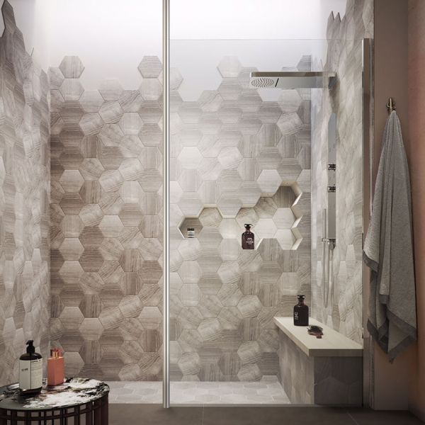 Kartell KV8 700mm Wide Chrome Wetroom Shower Panel - EIGHT700W