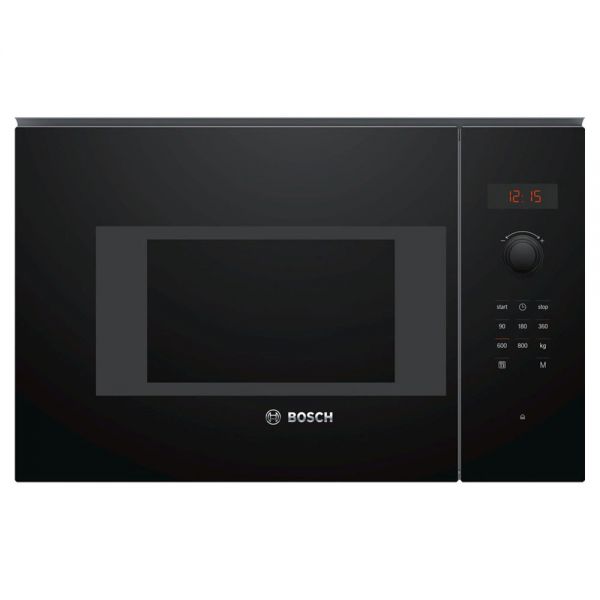Bosch Serie 4 Black Built In Microwave 800W - LBS71002