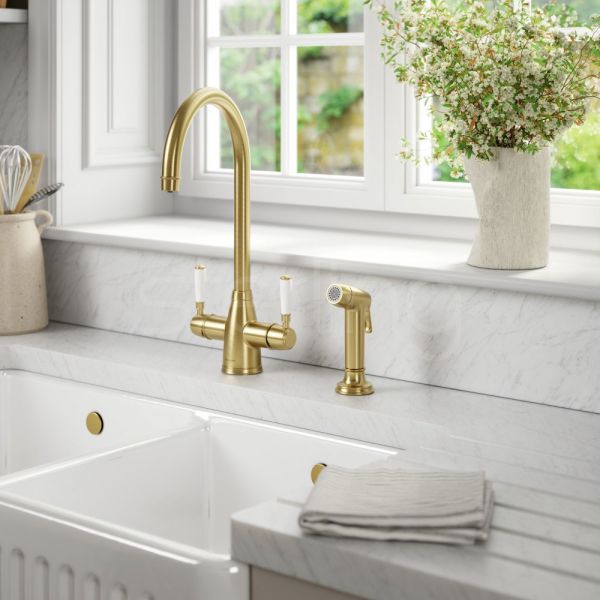 Clearwater Longdon Brushed Bronze 4 in 1 Boiling Hot Water Kitchen ...